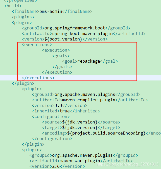 no main manifest attribute, in xxx.war springboot打包部署启动报错_no main manifest attribute, in root ...