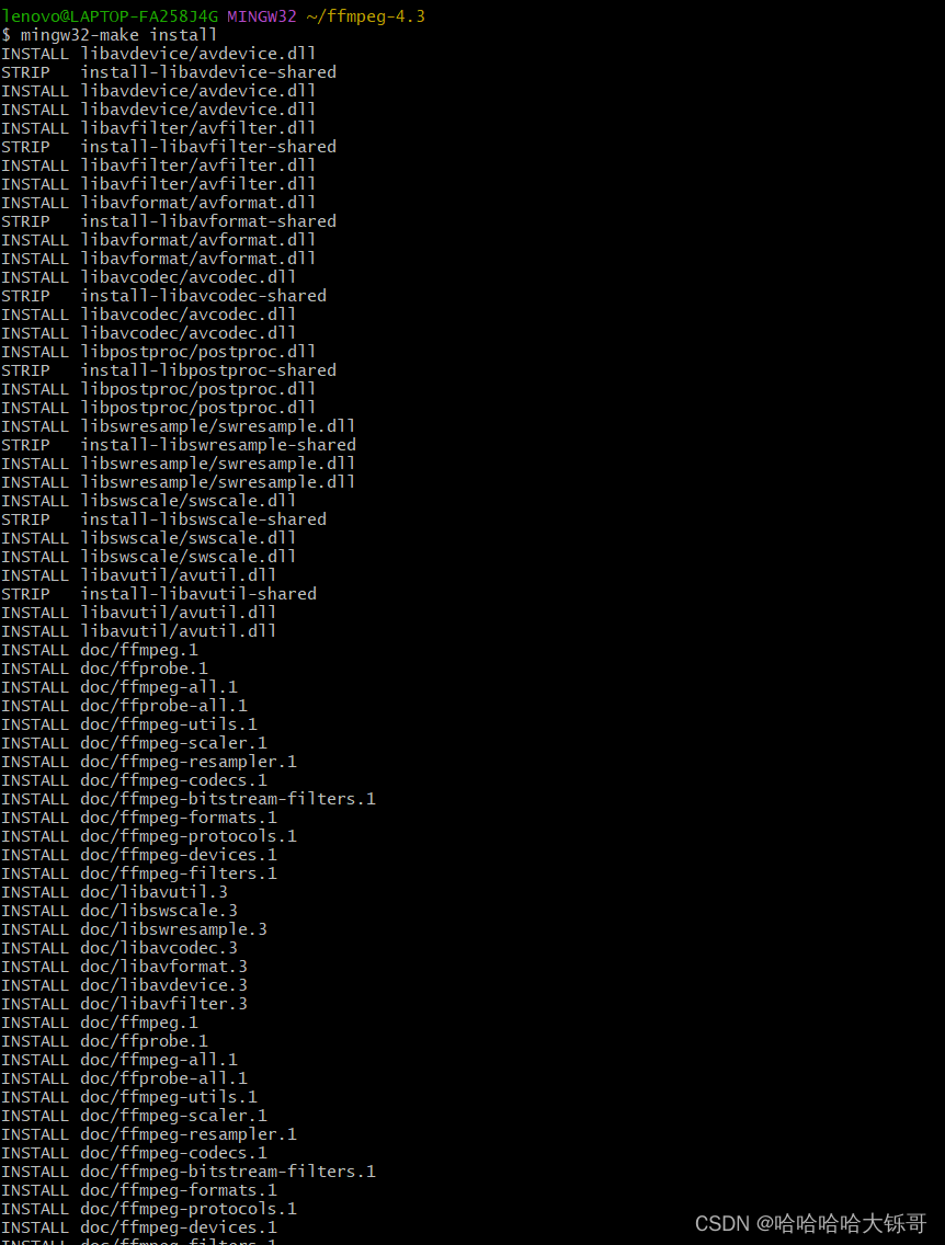 [QT+FFMPEG]使用QT自带的MinGW编译器编译FFMPEG生成LIB库（H264解码）_qt 编译ffmpeg-CSDN博客