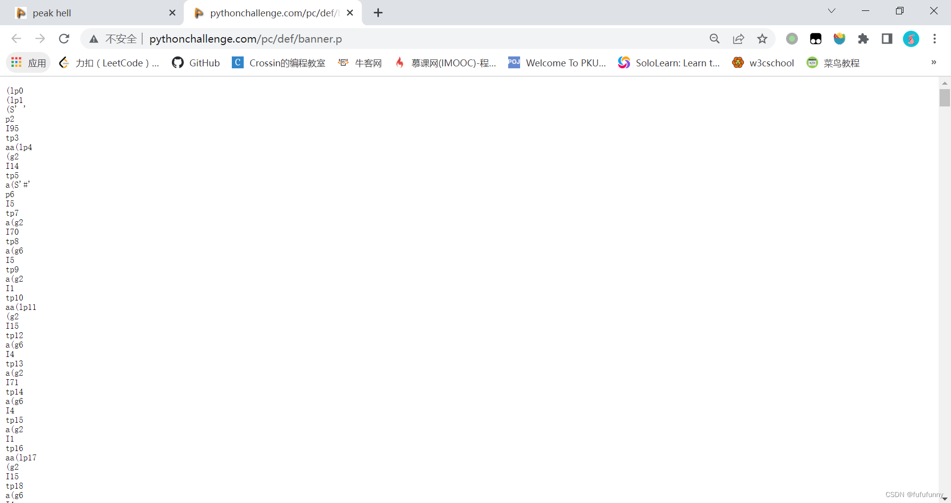 Python Challenge通关攻略及代码（第0至5关）_pythonchallenge-CSDN博客