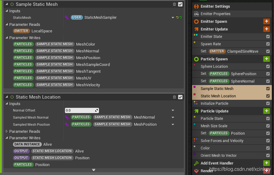 Niagara内容示例 3.1 Static Mesh Sampling_sample static mesh-CSDN博客