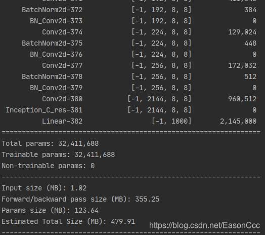 【深度学习基础】基于PyTorch实现Inception-v4, Inception-ResNet-v1, Inception-ResNet-v2亲身实践_inception net-v4 ...