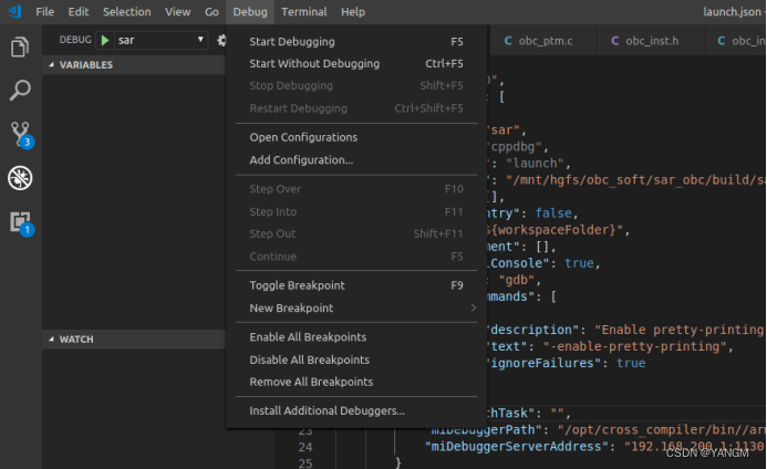 使用vscode + gdbserver调试嵌入式linux应用程序_visual gdb 能用在vscode上吗-CSDN博客