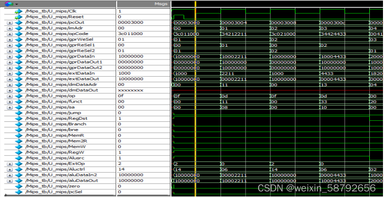 使用Verilog设计与Modelsim仿真的单周期CPU-CSDN博客