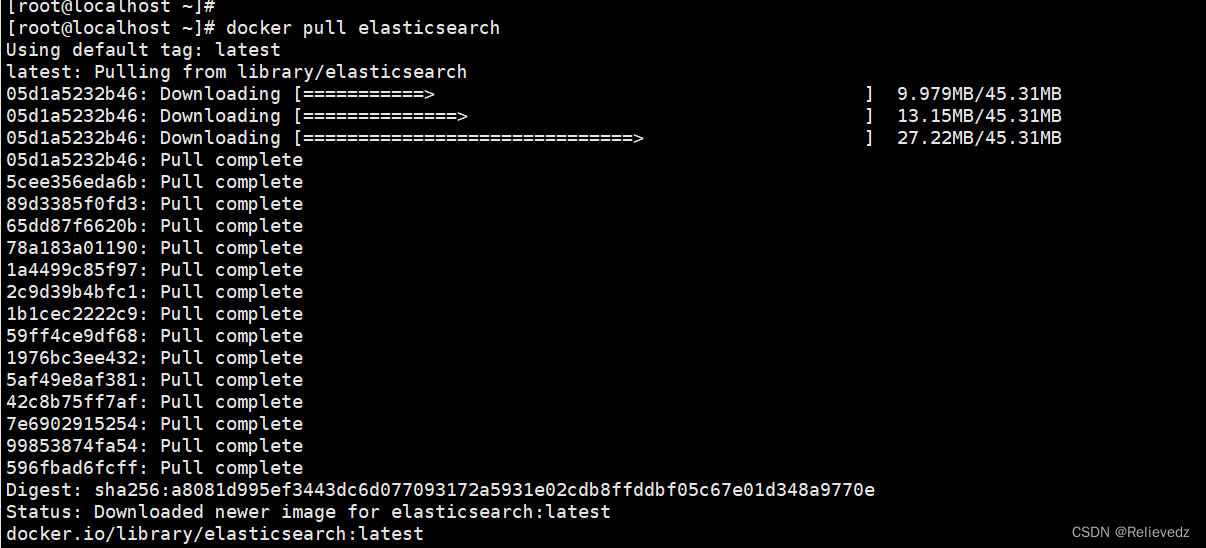 Linux（CentOs7）使用docker容器安装Elasticsearch+kibana_docker kibana-CSDN博客