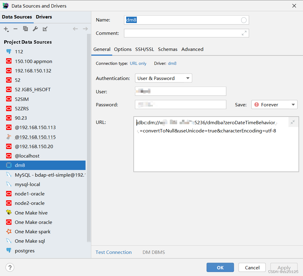 DM8数据库使用中遇到的问题_datagrip missing source code-CSDN博客
