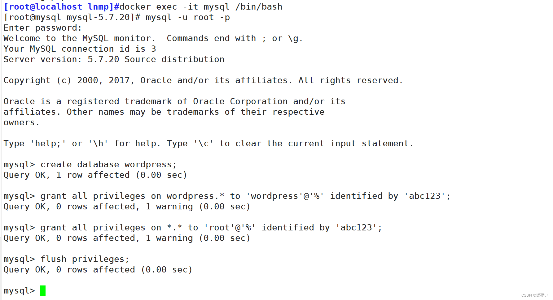 Docker-compose 编排lnmp(dockerfile) 完成Wordpress_docker compose lnmp-CSDN博客