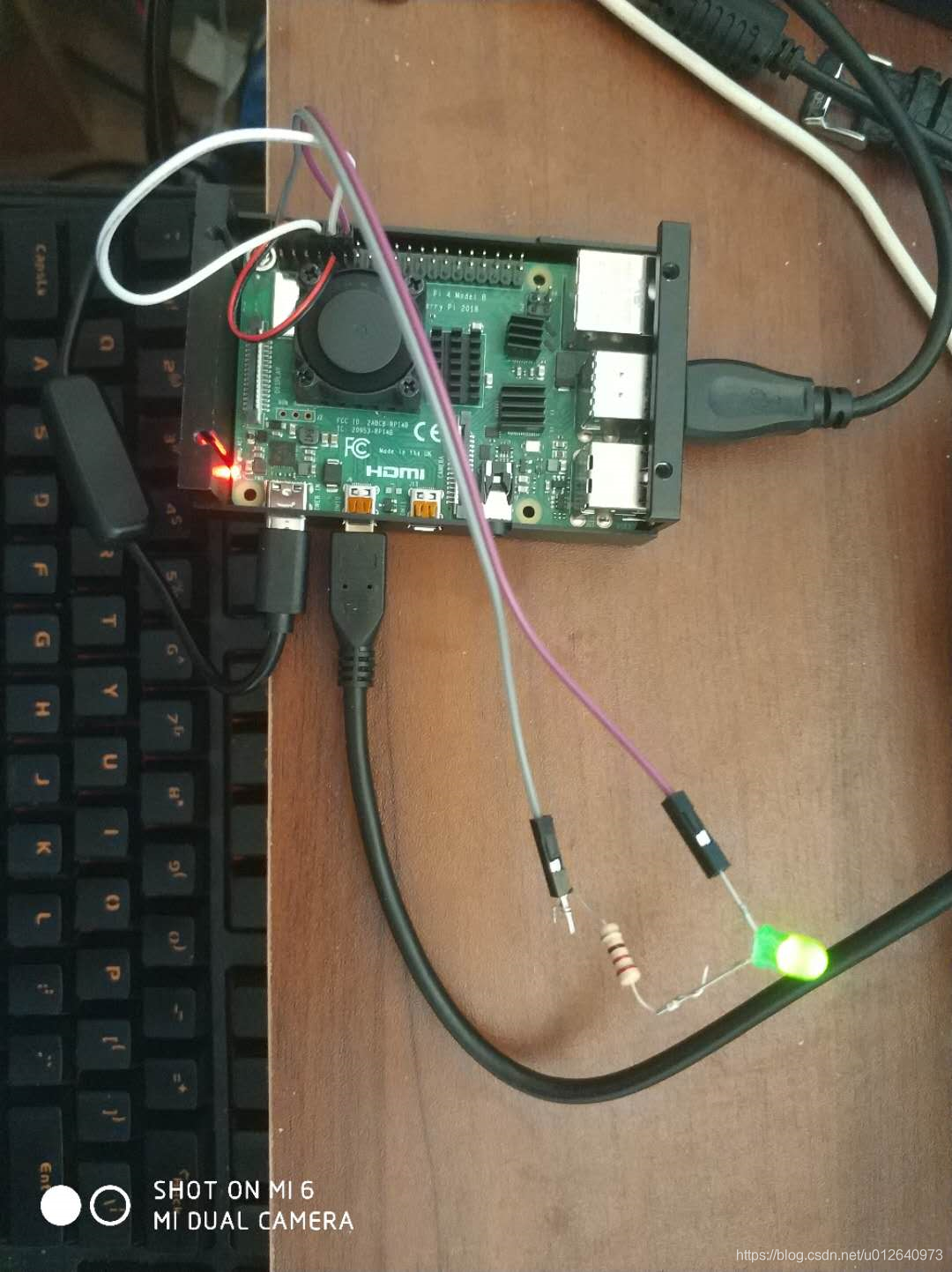 1.5 树莓派4b python3点亮led灯基本步骤_树莓派4b python deng-CSDN博客