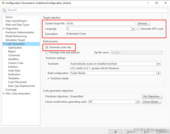 Simulink代码生成常用配置项及脚本修改_simulink solver configuration-CSDN博客