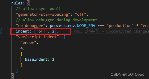 Expected indentation of 16 spaces but found 8 spaces.eslintvue/script-indent_expected ...