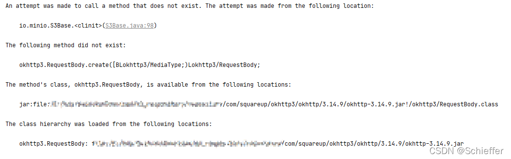 springboot项目 minio okhttp版本依赖问题_minio依赖的版本-CSDN博客