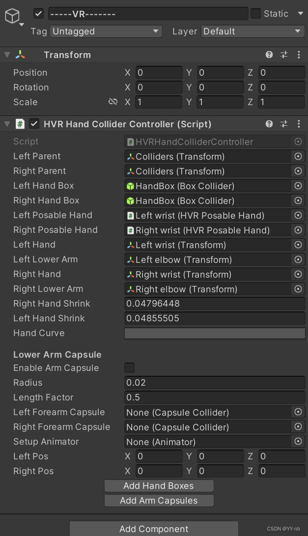 Unity HurricaneVR 插件中的 VRIK 设置-CSDN博客