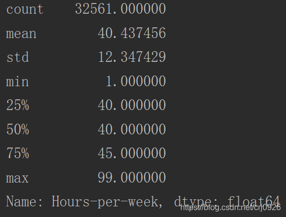 Python——describe函数值输出含义/分位值的计算和含义_python describe() 75%-CSDN博客