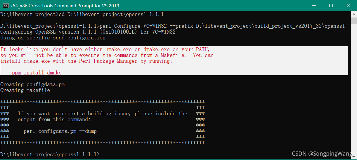 libevent 编译与安装 (WIN10 visual studio2019, ubuntu，centos)_编译libevent-CSDN博客