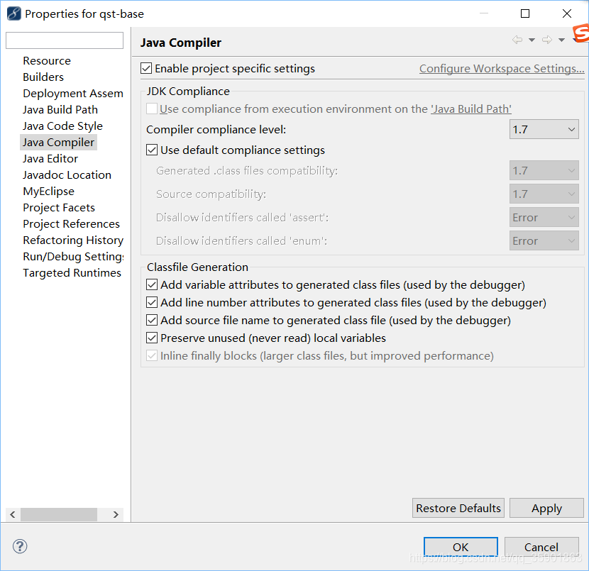 Web项目启动报Syntax error, varargs/annotations are only available if source level is 1.5 or greater ...