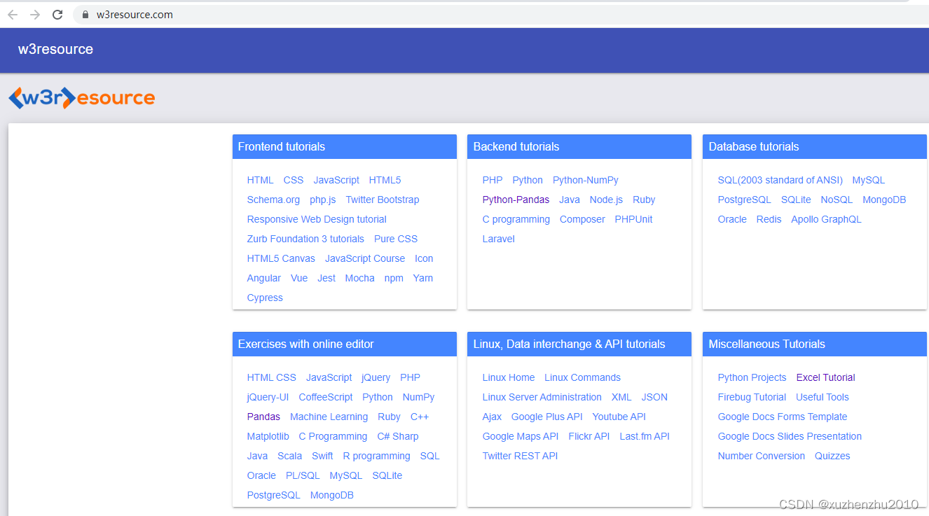 Python学习笔记（5）-如何学习基础原理，如何刷题_w3resource怎么刷题-CSDN博客