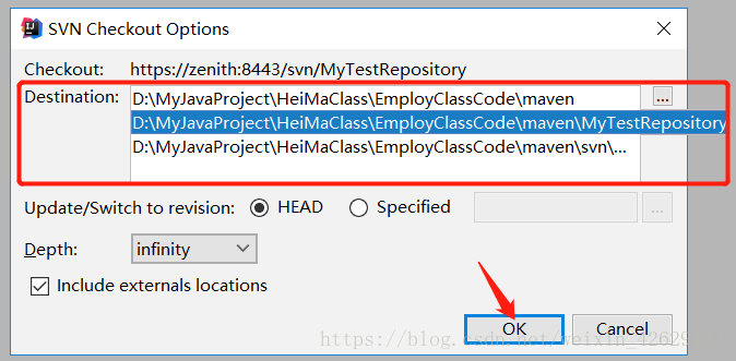 IDEA中使用SVN从VisualSVN Server上传克隆代码_idea种svn克隆项目-CSDN博客