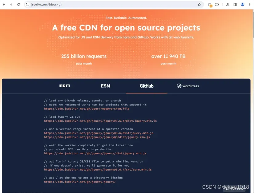 通过jsDelivr实现Github的图床CDN加速_github jsdelivr加速-CSDN博客