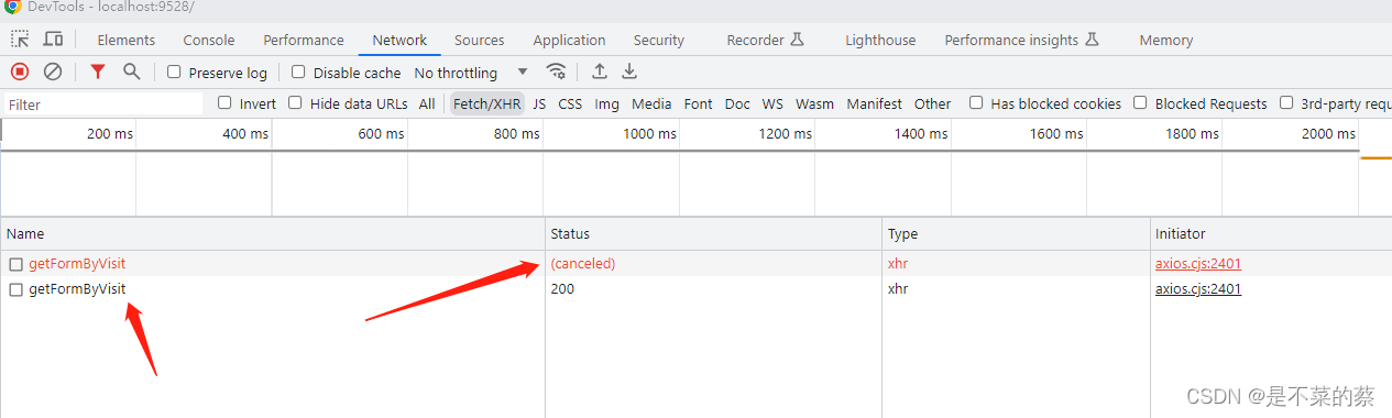 【vue项目取消请求】多次发起相同请求，取消前面的接口请求vue Axios多次请求一个接口取消前面请求 Csdn博客