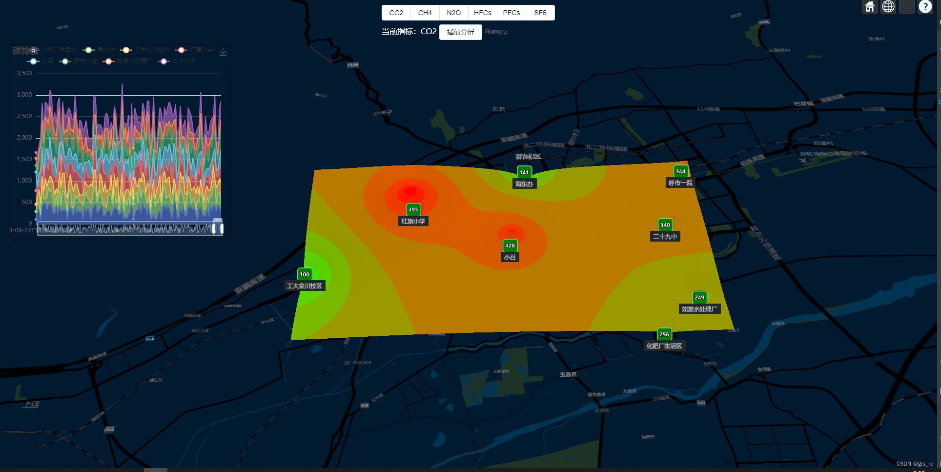 使用cesium primitive api绘制三维插值图，热力图_cesium 插值点-CSDN博客