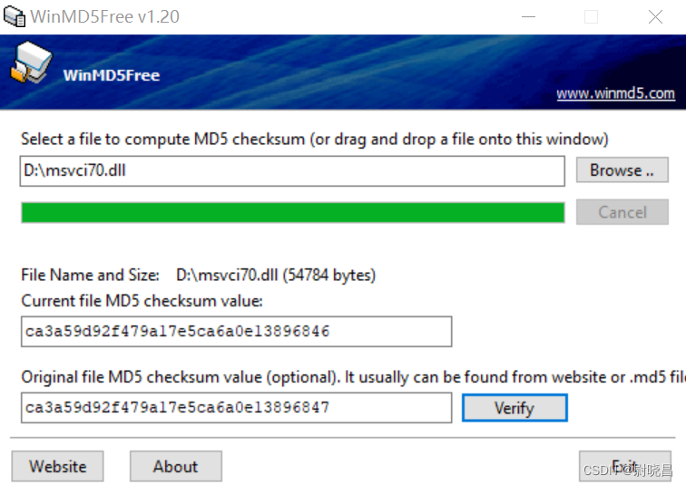 chapter1 静态分析技术-03文件MD5计算 winmd5计算器_winmd5free-CSDN博客