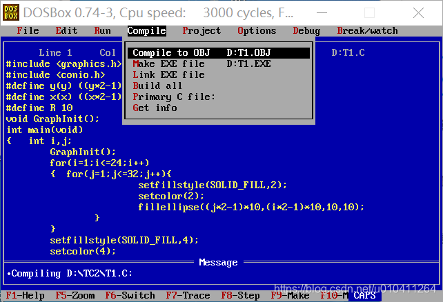【C语言】TC2.0环境-带图形库-CSDN博客