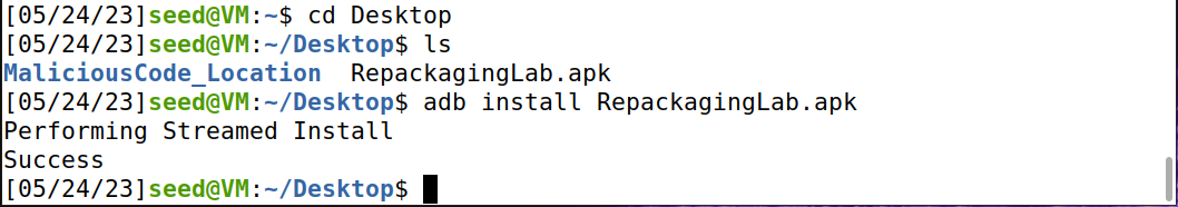 [逆向工程] Android Repackaging Attack Lab_android repackage 攻击-CSDN博客
