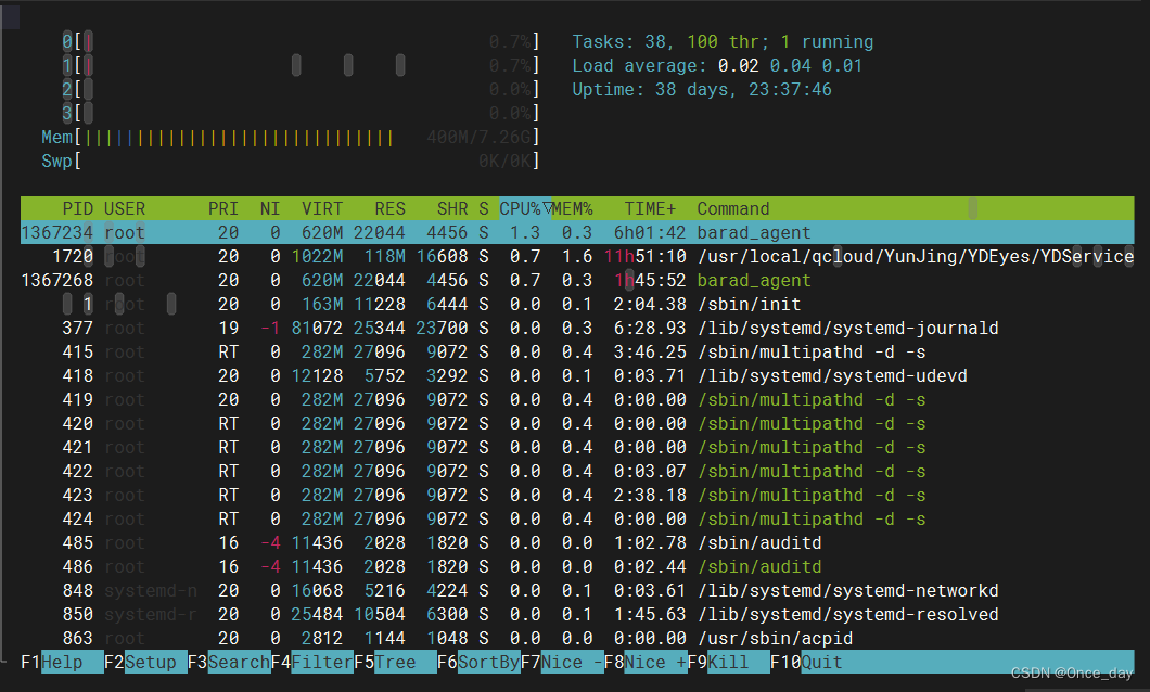 Linux使用C语言获取进程信息_linux c 获取进程信息-CSDN博客