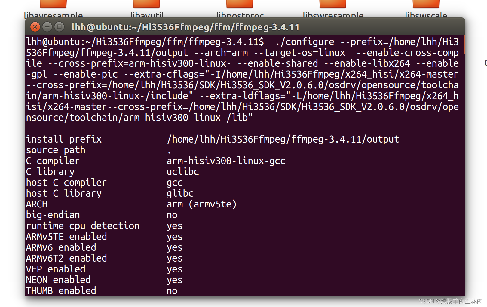 交叉编译ffmpeg+移植Hi3536板子_arm-hisiv300-linux-gcc-CSDN博客