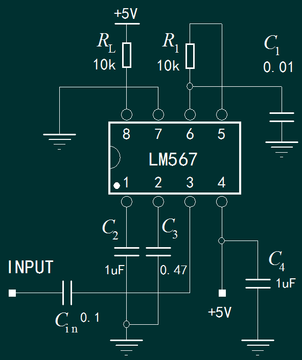 基于LM567 音频信号检测功能初步测试_lm567音频检测电路-CSDN博客
