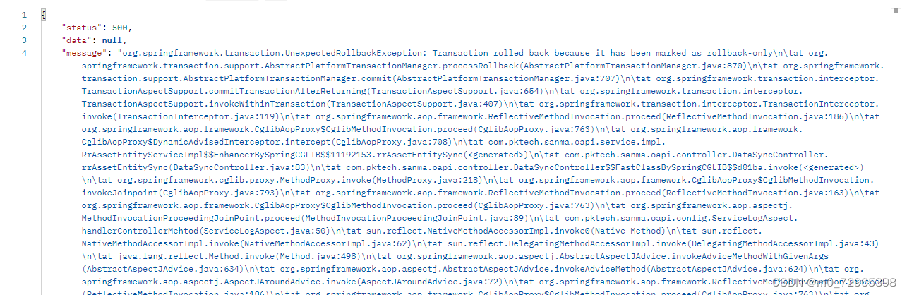 Transaction rolled back because it has been marked as rollback-only 异常_java程序抛出rollbackonly-CSDN博客