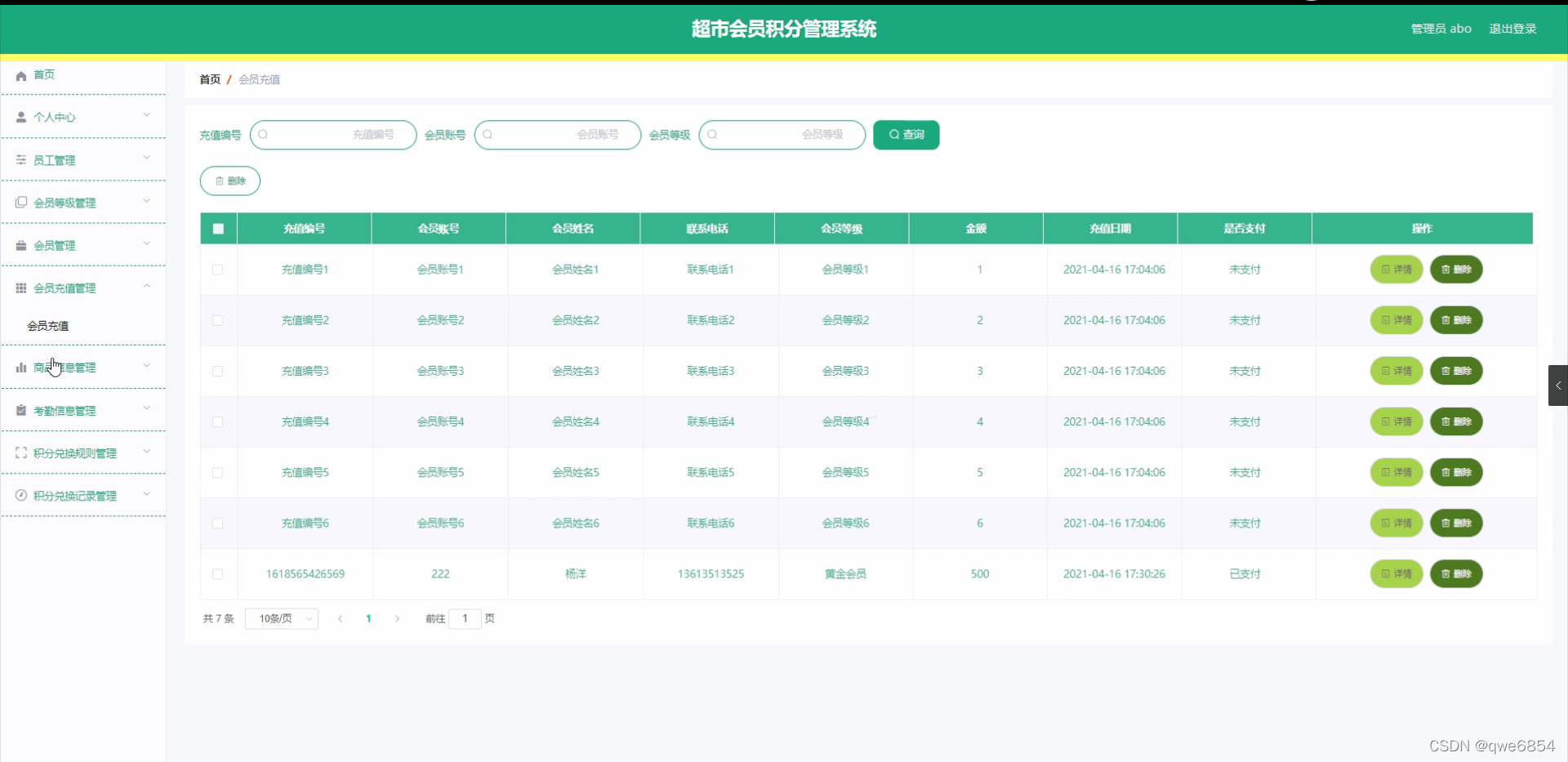 基于java超市会员积分管理系统计算机毕业设计源码系统lw文档部署java会员积分管理系统源码 Csdn博客