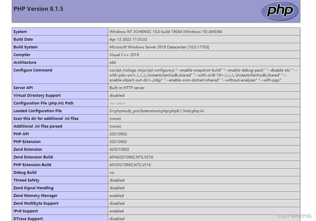 phpy 连接 PHP与Python生态 跨界合作 PHPY搭建 已解决-CSDN博客