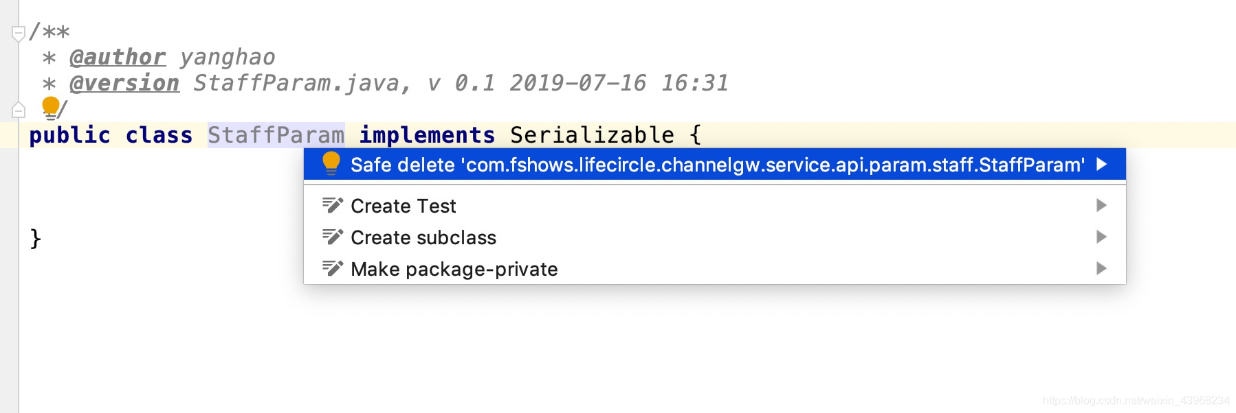 idea自动生成serialVersionUID设置_idea自动生成serializable的值为1l-CSDN博客