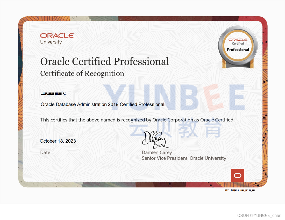 Oracle 19c OCP 1z0 082考场真题解析第27题_oracle考场-CSDN博客