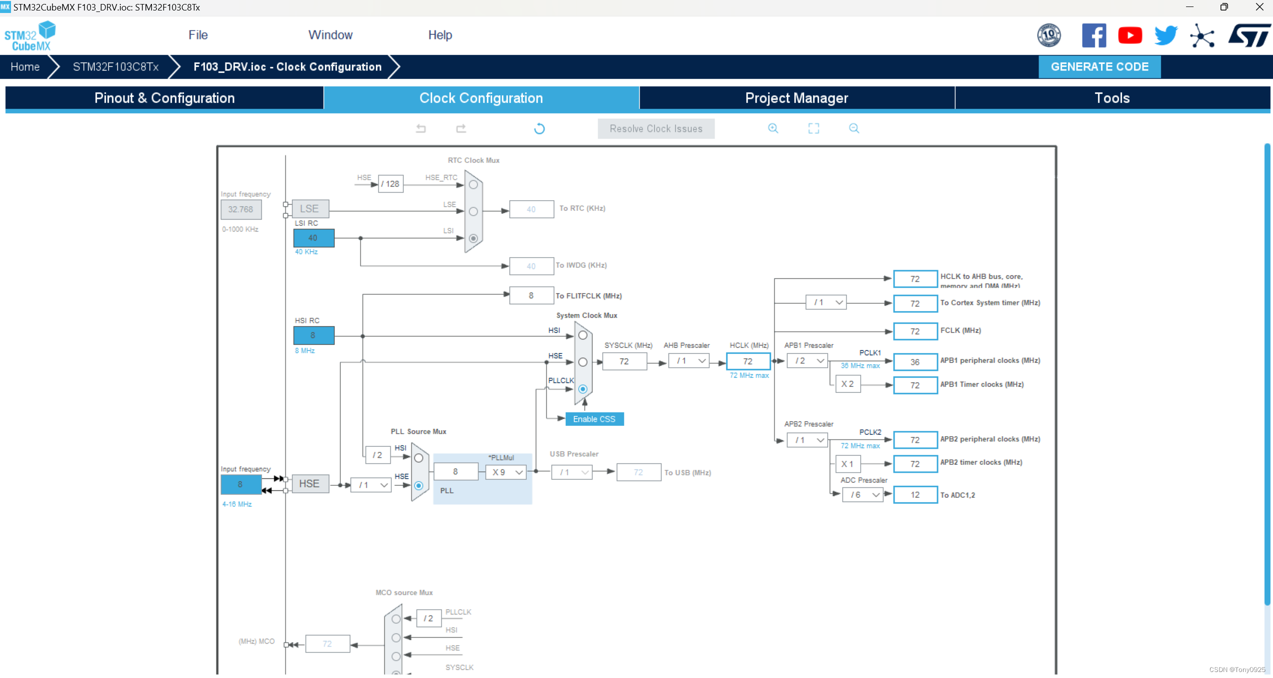 基于STM32F103C8T6的同步电机驱动-CubeMX配置与IQmath调用_stm32 iqmath-CSDN博客