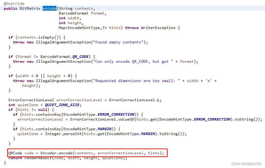 zxing使用byte数组生成二维码和解析二维码_java17 将 byte[]转成二维码-CSDN博客