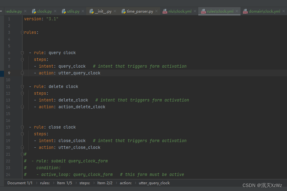 RASA实战三：训练数据准备和domain文件_rasa3 实战-CSDN博客