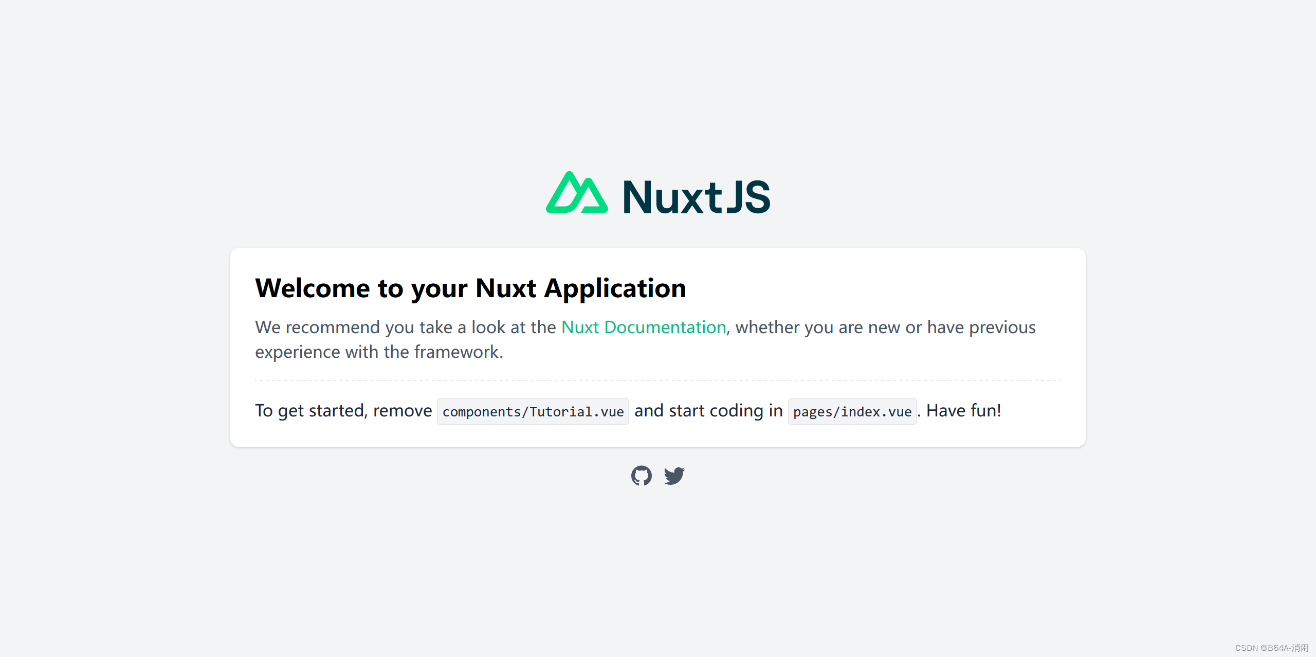 【nuxt】nuxtjs脚手架的安装及问题解决nuxt 脚手架 Csdn博客 