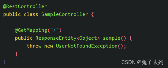 继承 ResponseEntityExceptionHandler-CSDN博客