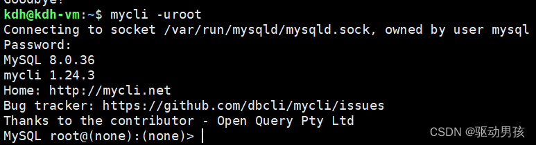 使用和配置：超秀的 MySQL 客户端工具 MyCli-CSDN博客