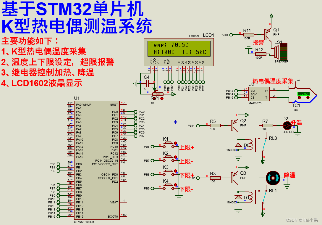 【Proteus仿真】【STM32单片机】K型热电偶测温系统设计-CSDN博客