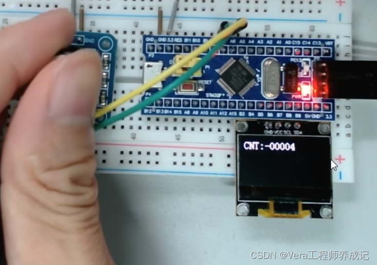 Stm32学习笔记 Tim编码器接口(代码部分)编码器接口测速 编码器代码 Csdn博客