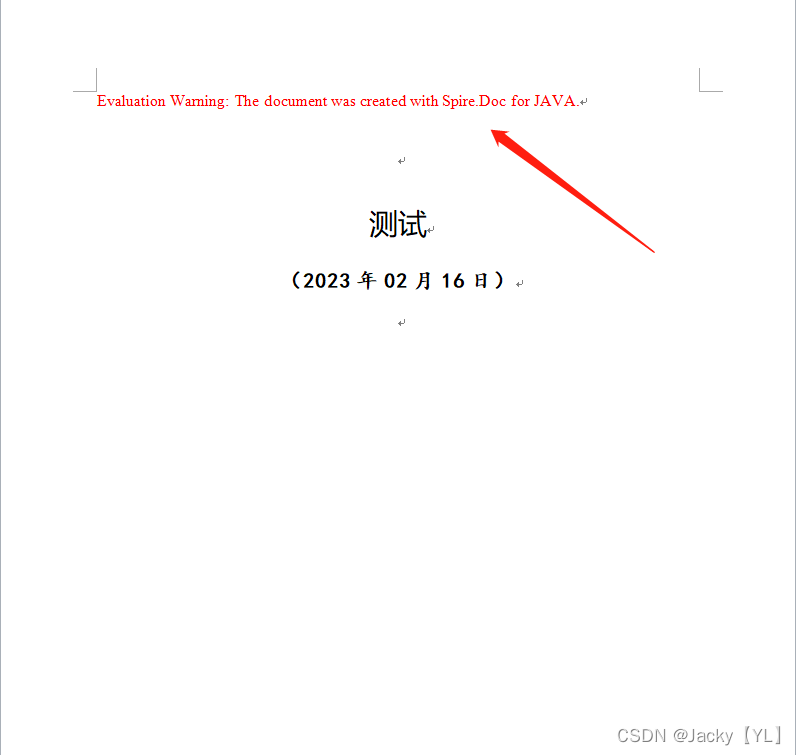 Evaluation Warning: The document was created with Spire.Doc for JAVA-CSDN博客