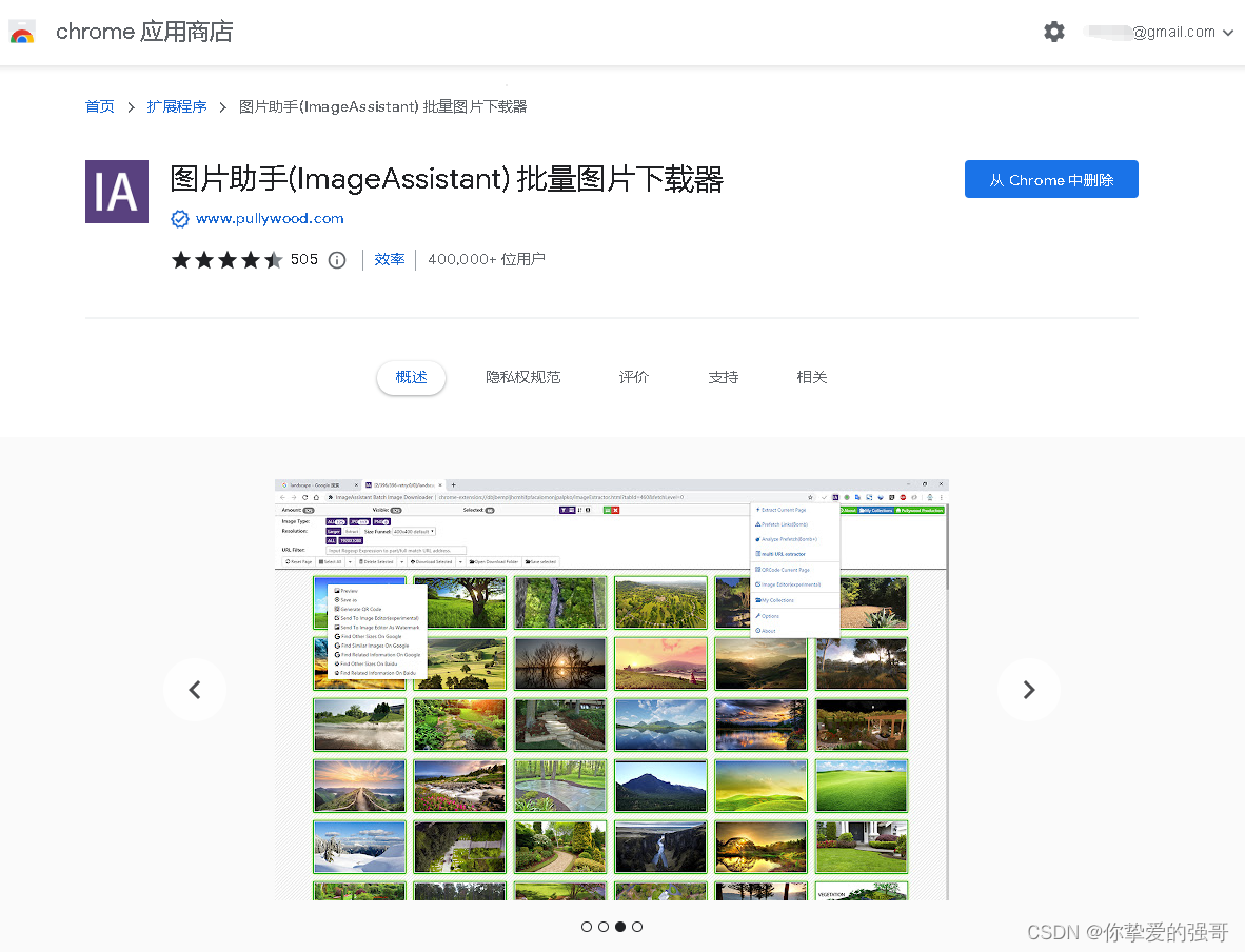推荐一款支持异步批量下载图片的chrome插件——图片助手(ImageAssistant) 批量图片下载器_图片助手插件-CSDN博客