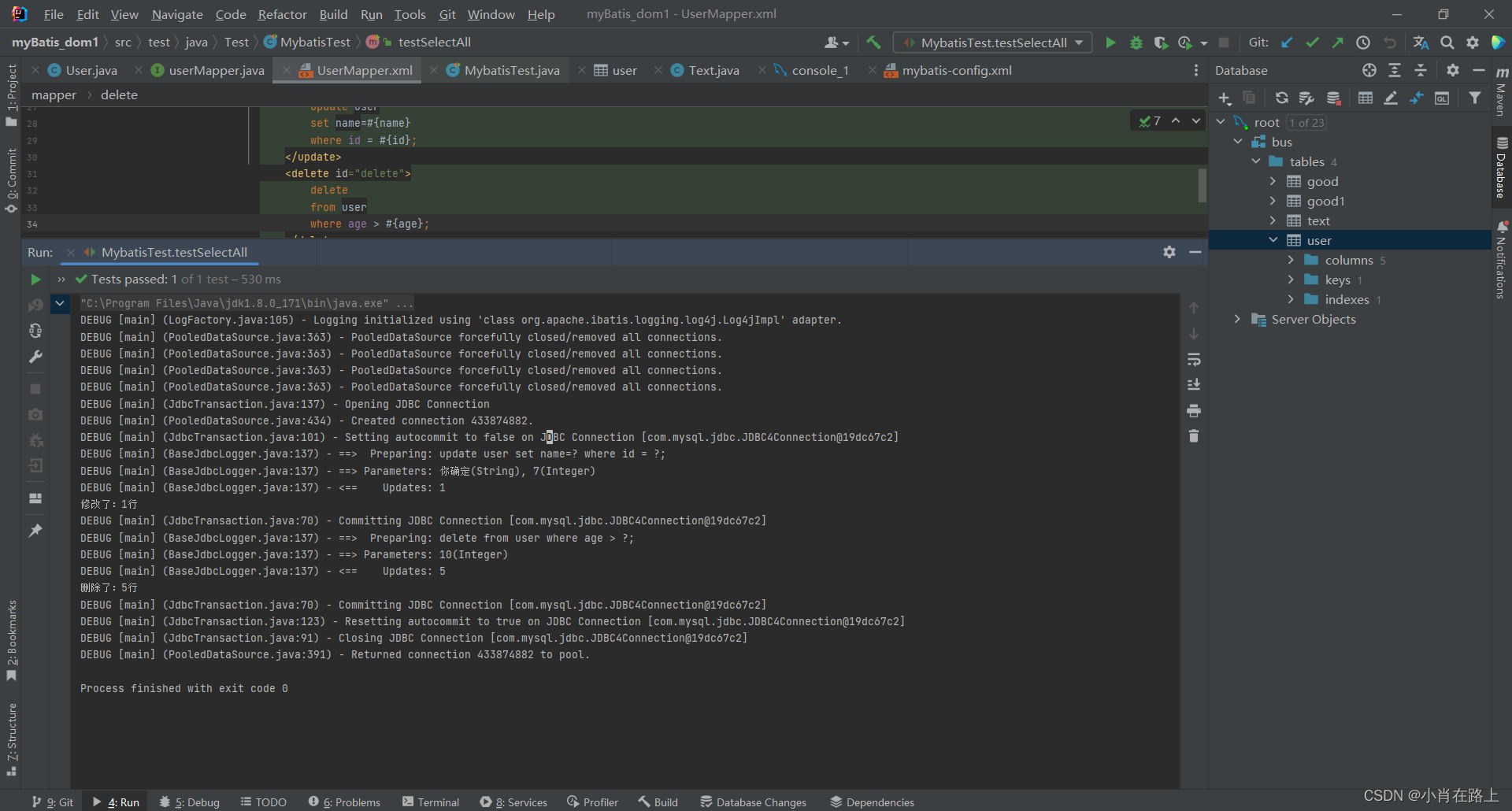 MyBatis插入，修改，删除_mybatis java 直接写插入语句-CSDN博客