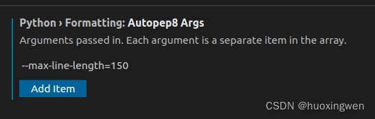 Vscode python format长度设置_vscode autopep8插件设置参数-CSDN博客