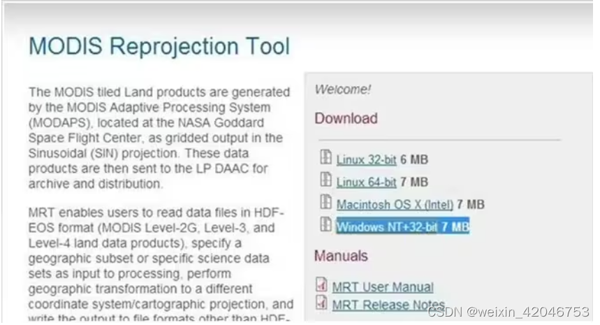 Windows下MRT批处理MODIS数据（所有影像的拼接和重采样）_modis mrt批处理-CSDN博客