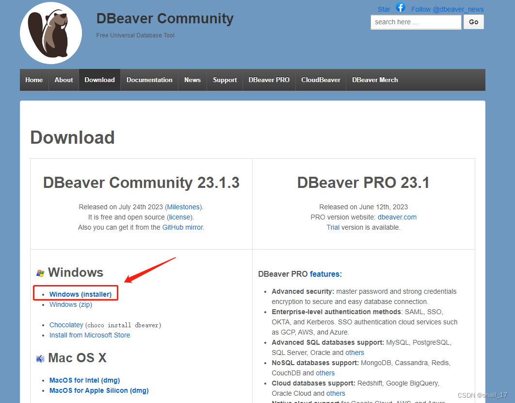 DBeaver的安装与使用_dbeaver下载安装教程-CSDN博客