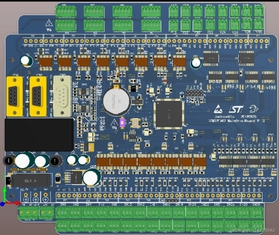 FX3U,FX5U,控制IO卡 ,STM32F407ZET6工控板,包括pcb,原理图 ,/PLC STMF32F407ZET6/FX-3U/PCB生产方案_fx3u f407芯片资料-CSDN博客