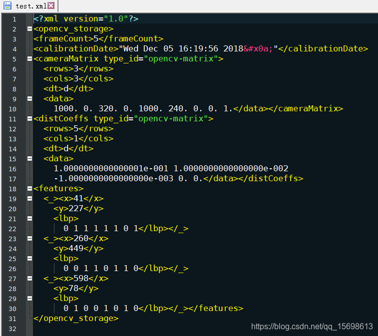 《OpenCV3编程入门》第5章-学习笔记7--输入输出XML和YAML文件--详解代码示例_(lbp>>j)&1-CSDN博客